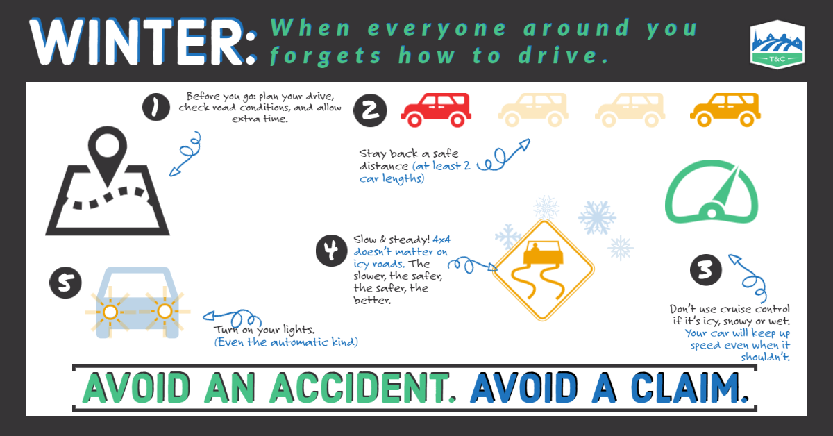 Avoid Auto Claims This Winter - Town & Country Insurance